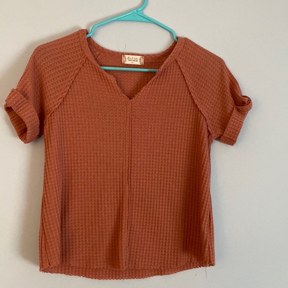 Altar'd State | Tops | Alterd State Burnt Orange T Shirt | Poshmark